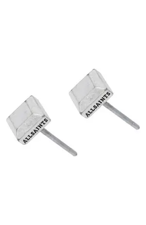 ALLSAINTS Small Square Stud Earrings