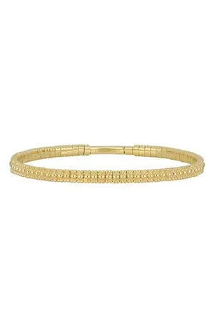 Bony Levy 14k Gold Beaded Link Bangle Bracelet - 14k Yellow Gold