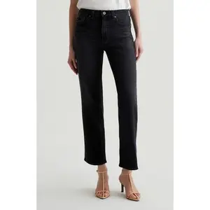 Ag Brinley Mid-rise Straight-leg Jeans