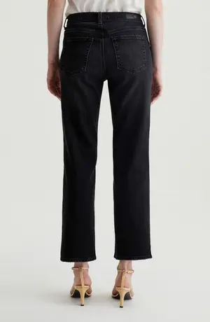 Ag Brinley Mid-rise Straight-leg Jeans