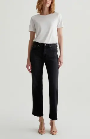 Ag Brinley Mid-rise Straight-leg Jeans