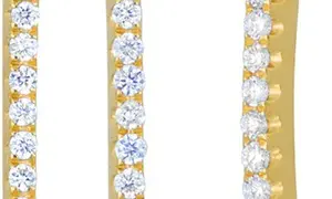 Bony Levy 18k Gold & Diamond Hoop Earrings