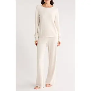 Barefoot Dreams Cozychic® Ultra Lite® Boat Neck Pajamas - Almond