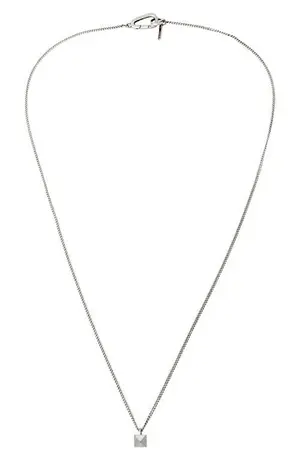 ALLSAINTS Pyramid Stud Pendant Necklace