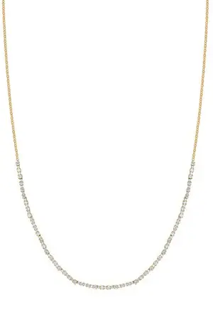 Bony Levy Audrey Frontal Diamond Tennis Necklace - 18k Yellow Gold