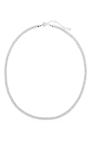 Nordstrom Woven Chain Necklace - Sterling Silver Plated
