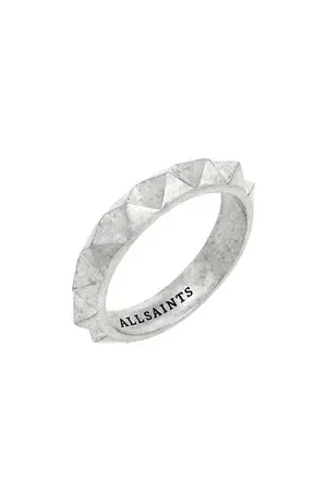 ALLSAINTS Square Stud Ring