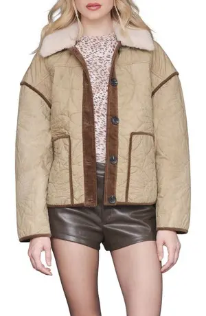 Avec Les Filles Shearling Jackets For Women