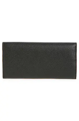 TOTEME T-lock Palmellata Leather Wallet - Black