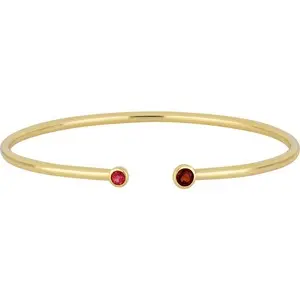 Bony Levy Jewel Embellished 14k Gold Cuff Bracelet - 14k Yellow Gold Mix Stone