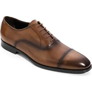 To Boot New York Frankie Cap-toe Oxford - Crust Aero Tabacco