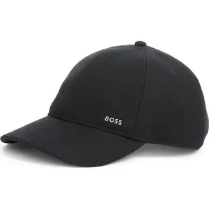 BOSS Zed Wool Blend Baseball Cap - Black