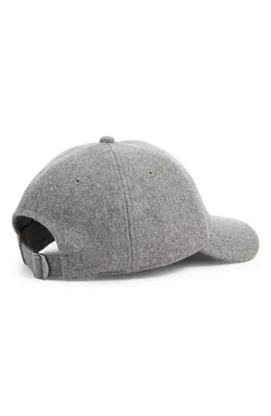 BOSS Wool-blend Baseball Cap - Medium Grey