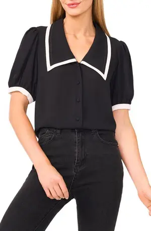 Cece Dupraz Collared Blouses