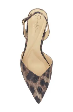 Jessica Simpson Fyvera Slingback Pump - Safari Combo