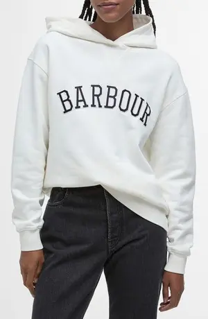 Barbour Drop Shoulder Sweatshirts Hoodies For Women