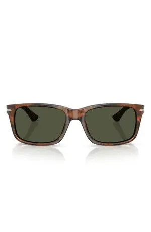PERSOL 58mm Rectangular Sunglasses