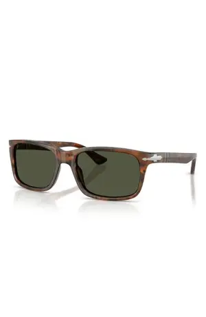 Persol 58mm Rectangular Sunglasses