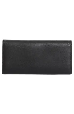 TOTEME T-lock Croc Embossed Leather Wallet