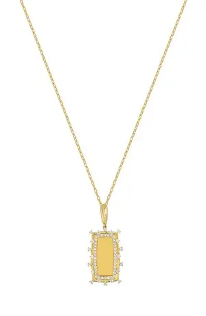 Bony Levy Kiera Diamond Medallion Pendant Necklace - 18k Yellow Gold