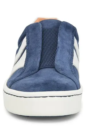 BØRN Beck Leather Slip-on Sneakers - Navy Suede