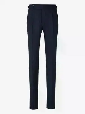 Scabal Two-button Flap-pocket Suit - Blue