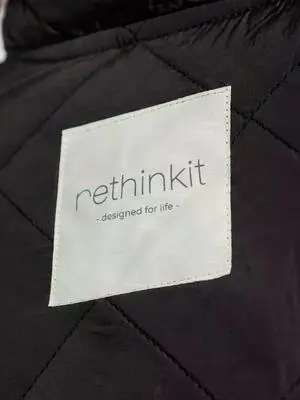 RETHINKIT STUDIOS Quilted Diamond-pattern Jacket - Black