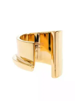 Jacquemus Curved Brass Ring