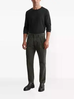 Marc O'polo Pleated Corduroy Trousers - Grey