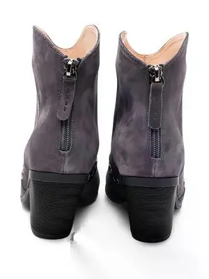 Hogan Eyelet-embellished Suede Boots