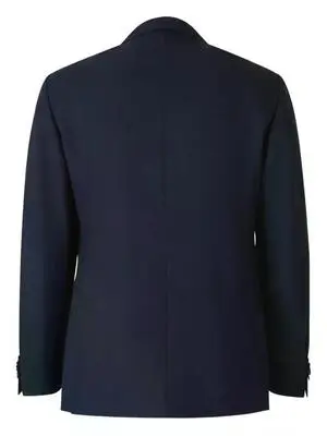 Scabal Two-button Flap-pocket Suit - Blue