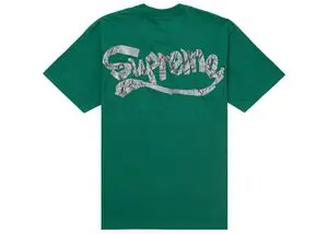 Supreme Tape Tee Shirt Light Pine