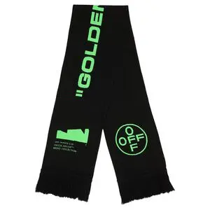 Off-White Arch Shapes Scarf - Black/green