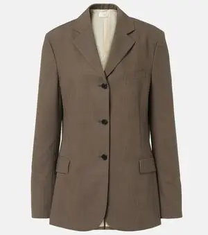 THE ROW Kimiko Silk And Wool Blazer