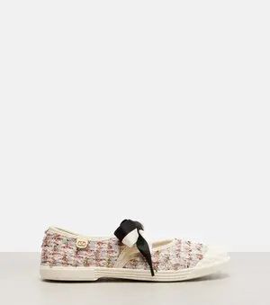 Valentino Garavani Bay Bay Checked Tweed Sneakers
