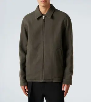 Rick Owens Virgin Wool Brad Jacket - Green