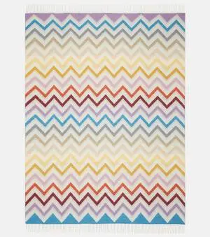 Missoni Watamu Zig Zag Wool-blend Throw - Multicoloured