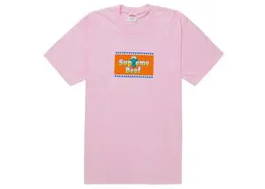 Supreme Beef Tee Shirt - Light Pink