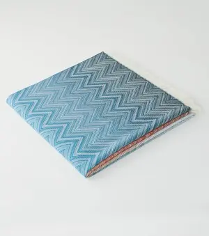 Missoni Ciro Zigzag Fringed Wool Throw