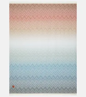 Missoni Ciro Chevron Fringed Wool Throw