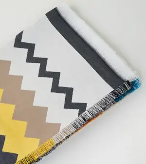 Missoni Fouta Zigzag Cotton Beach Towel - Multicoloured