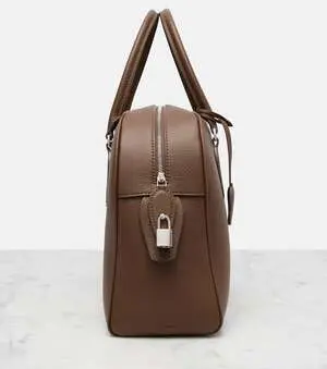 THE ROW India 12 Medium Leather Tote Bag - Brown