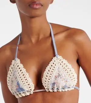 Zimmermann Cascadian Crochet Floral Bikini