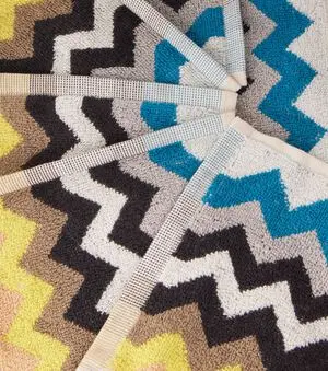 Missoni Best Zigzag Set Of 6 Cotton Terry Hand Towels - Multicoloured