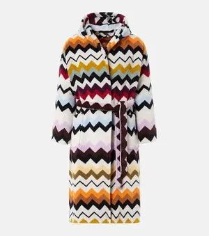 Missoni Murrina Zigzag Cotton Terry Bathrobe - Multicoloured