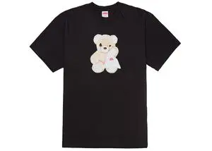 Supreme Bear Tee Shirt - Black