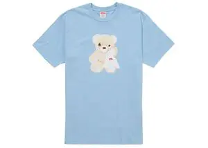 Supreme Bear Tee Shirt - Powder Blue