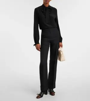 Valentino Garavani Valet Du Roi Leather Ankle Boots - Black