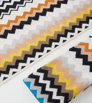 Missoni Best Zigzag Set Of 2 Cotton Terry Towels - Multicoloured