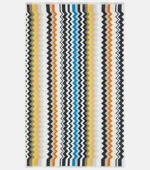 Missoni Best Zigzag Set Of 2 Cotton Terry Towels - Multicoloured